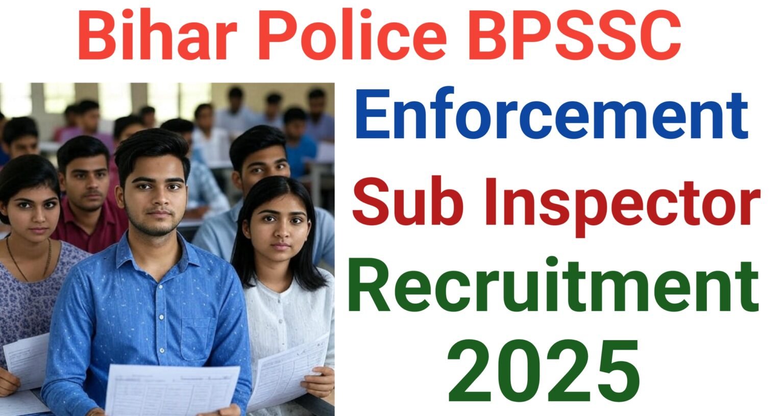 Great Oppurtunity ! Bihar Police BPSSC Enforcement Sub Inspector ...